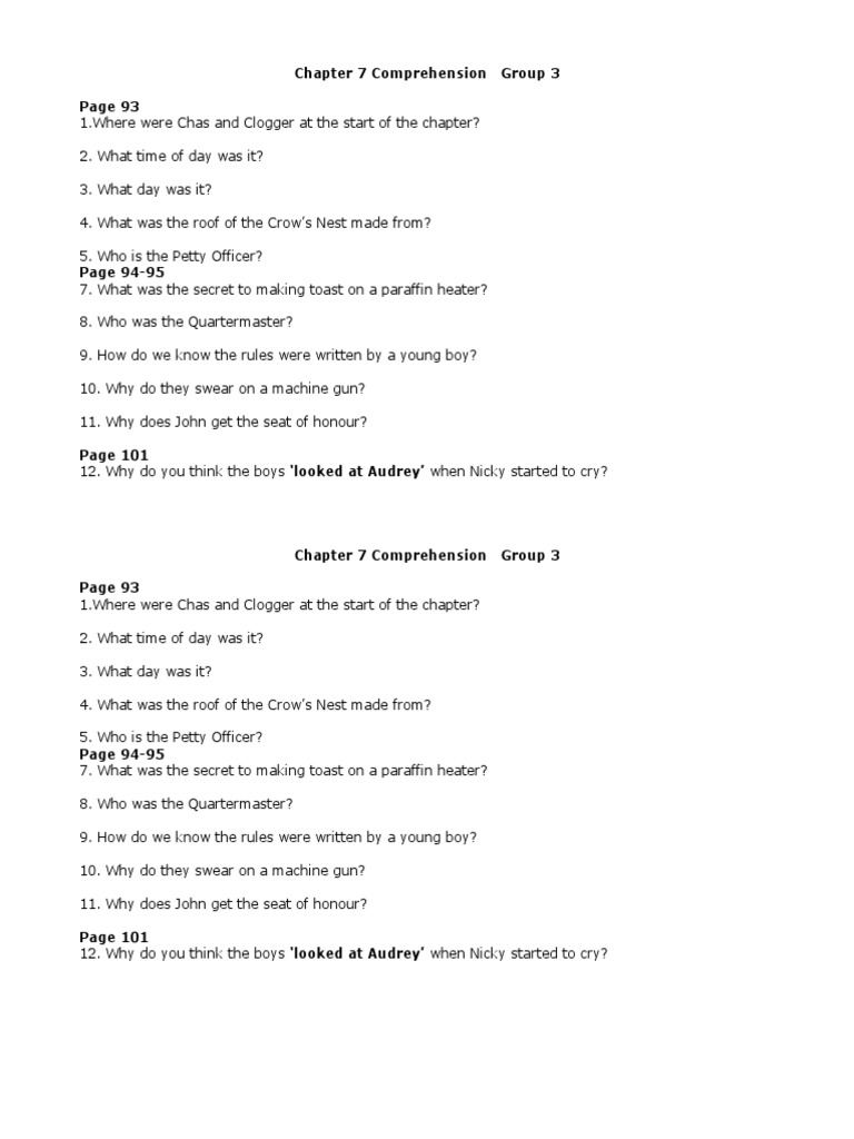 Chapter 7 Comprehension Questions | PDF | Travel | History