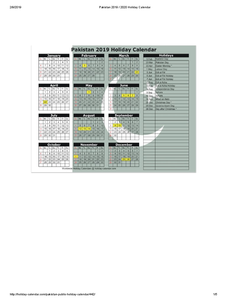 Pakistan Public Holiday Calendar 2019: Home Sitemap Privacy Policy ...