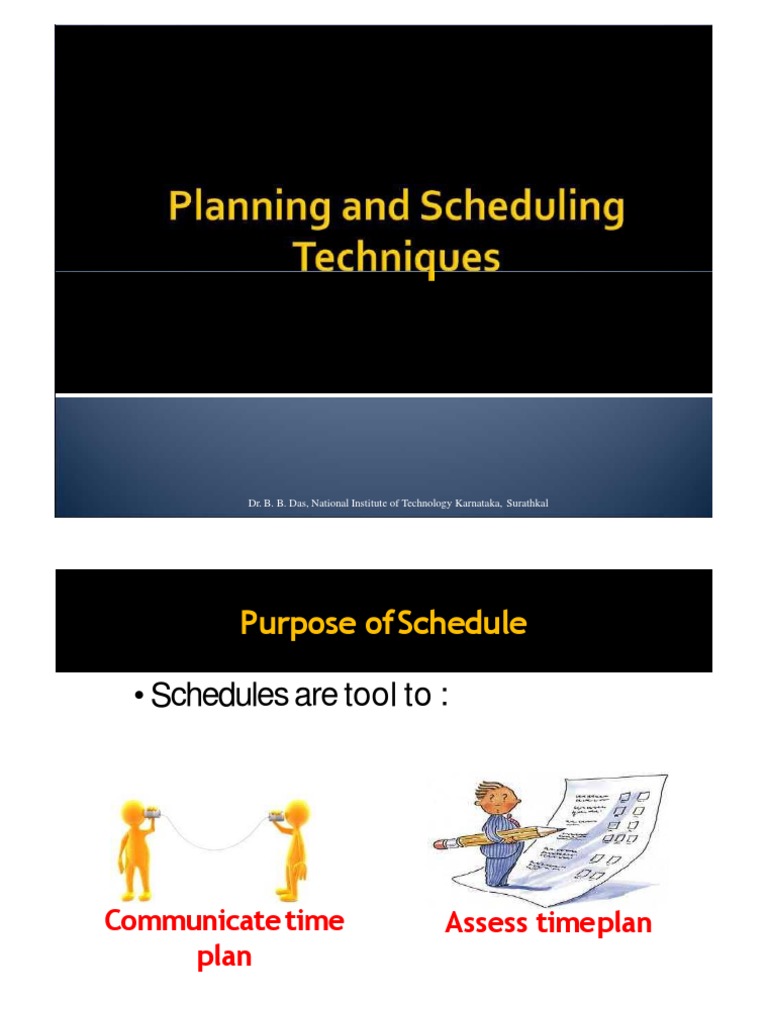 Planning and Scheduling | PDF | Project Management | Projects