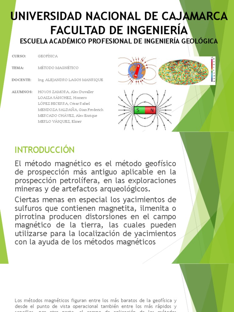 Método Magnético | PDF | Esfera | Campo magnético de la tierra