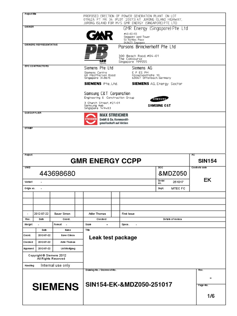 Leak Test Procedure. | PDF | Litre | Leak