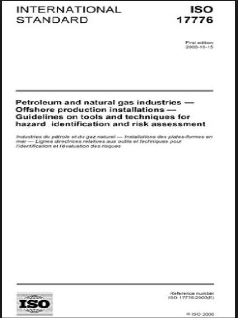 Iso 17776 | PDF