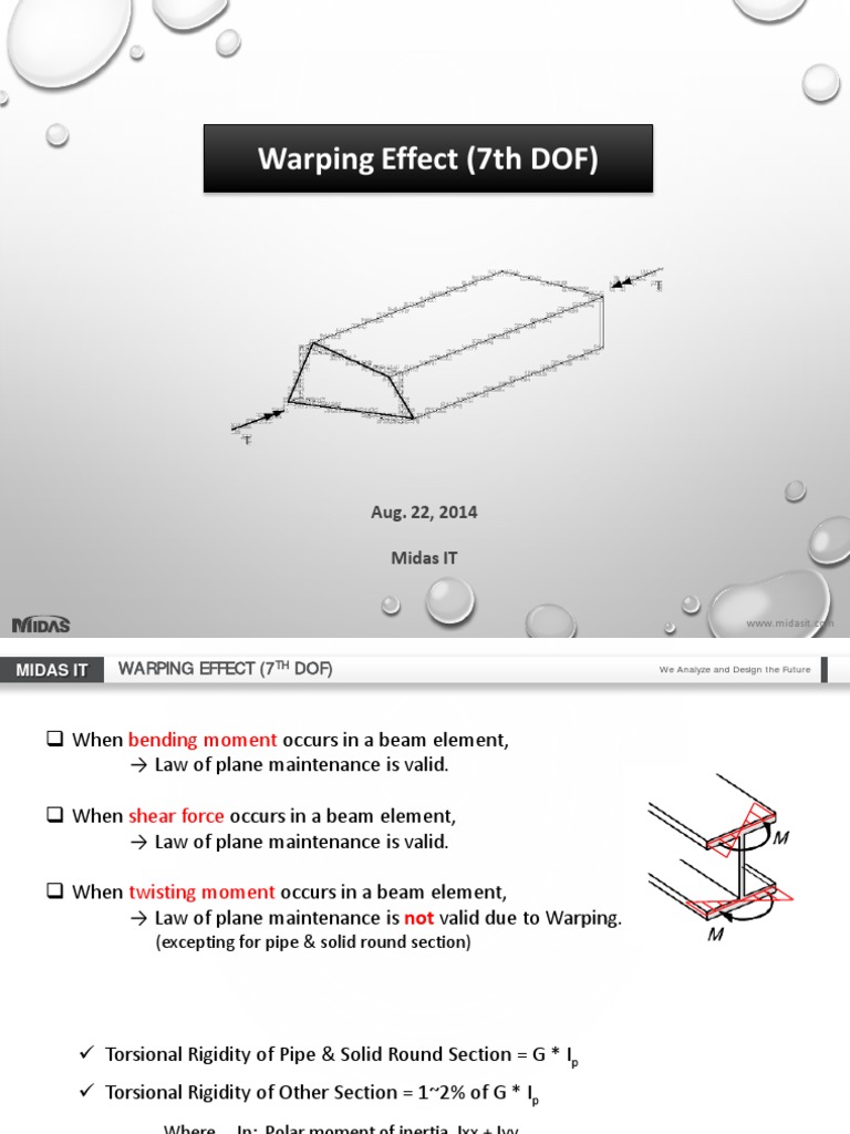 Warping Effect | PDF | Beam (Structure) | Stress (Mechanics)