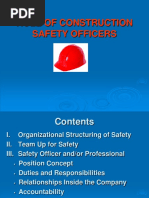 Key Responsibilities of Safety Officers | PDF | Occupational Safety And ...
