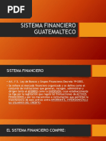 Sistema Financiero Guatemalteco | PDF | Seguro | Sistema financiero
