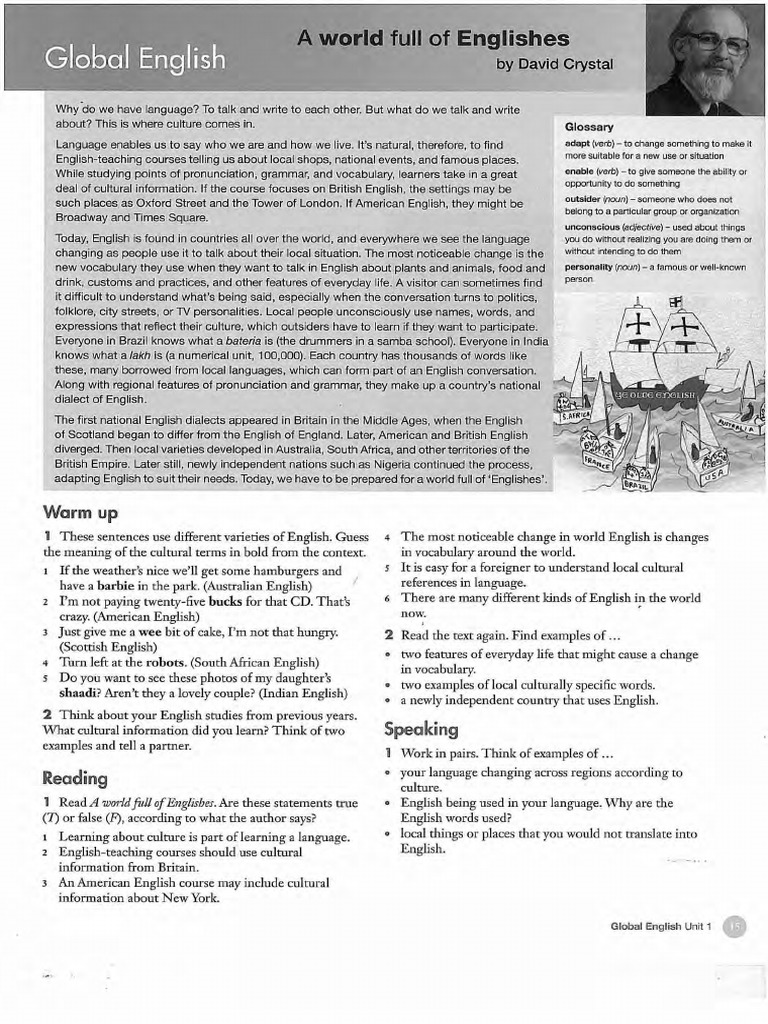 GLOBAL - A World Full of Englishes | PDF