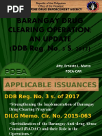 Barangay Drug Clearing Program: Checklists, Certifications and Other ...