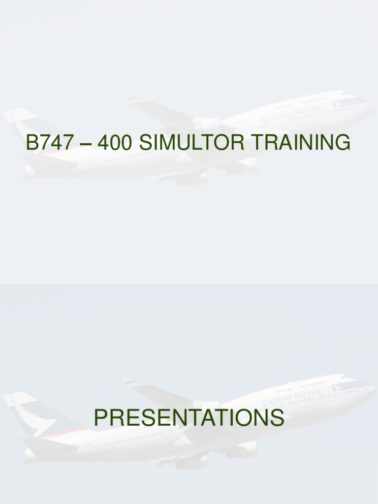 B747-400 CX | PDF | Flap (Aeronautics) | Aviation