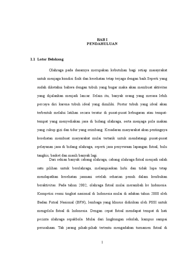 Contoh Proposal Skripsi Studio Musik | PDF | Bisnis