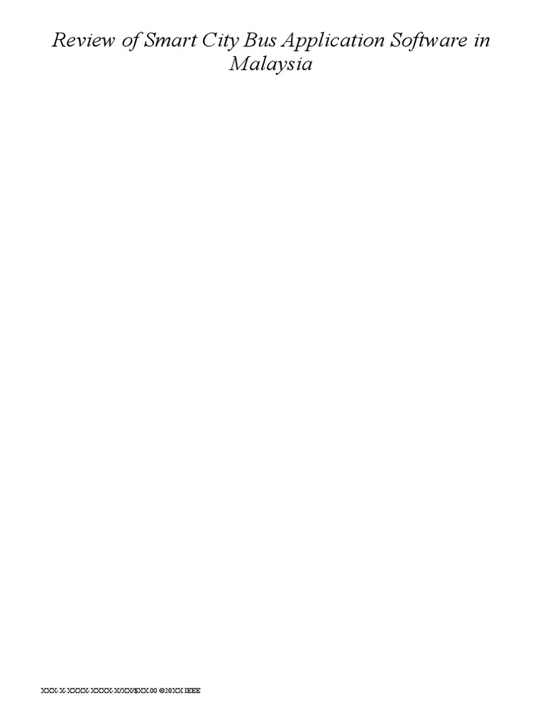 Review of Smart City Bus Application With QR Code Payment V4 | PDF ...