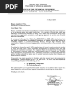 Letter of Request For Fogging and Misting | PDF | Health Sciences ...