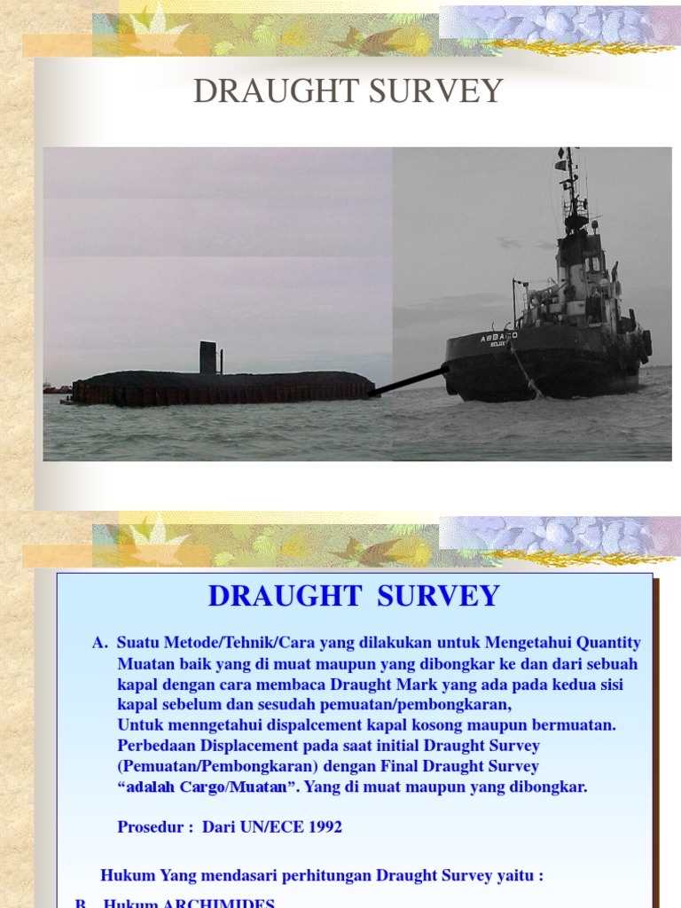 Draught Survey | PDF