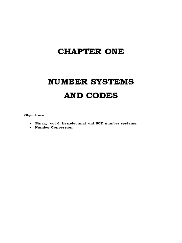Chapter 1 Pdf Binary Coded Decimal Theory Of Computation 