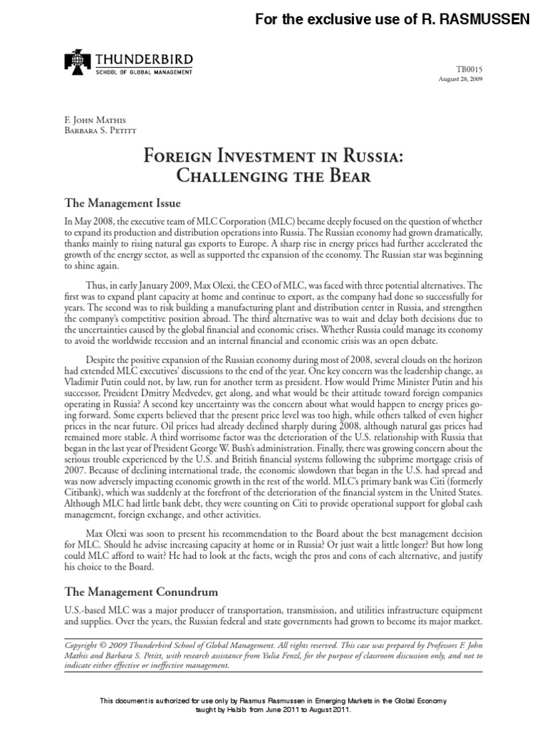 MLC Case | PDF | Euro | Current Account