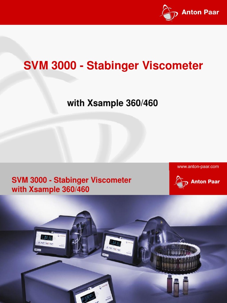 SVM 3000 Presentation | PDF | Viscosity | Physics