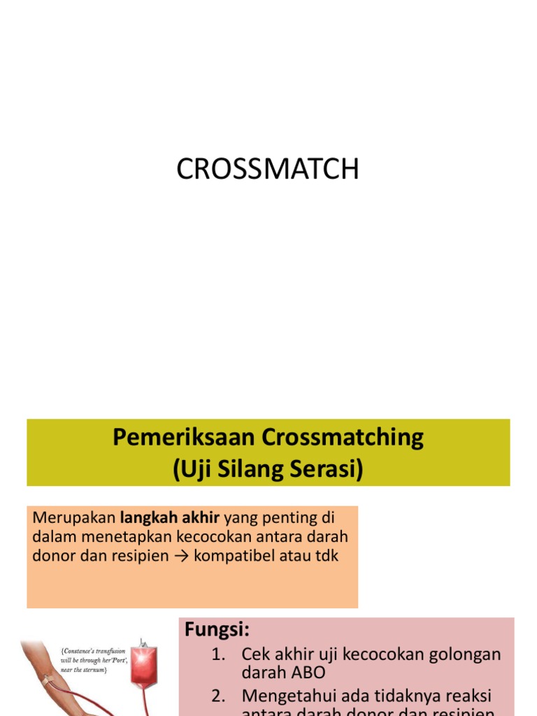 Crossmatch | PDF