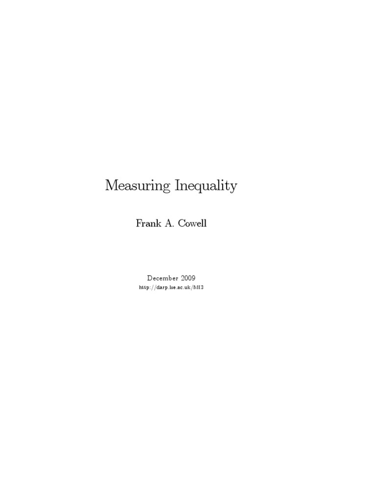 Inequality Book Pdf Download Free Pdf Economic Inequality