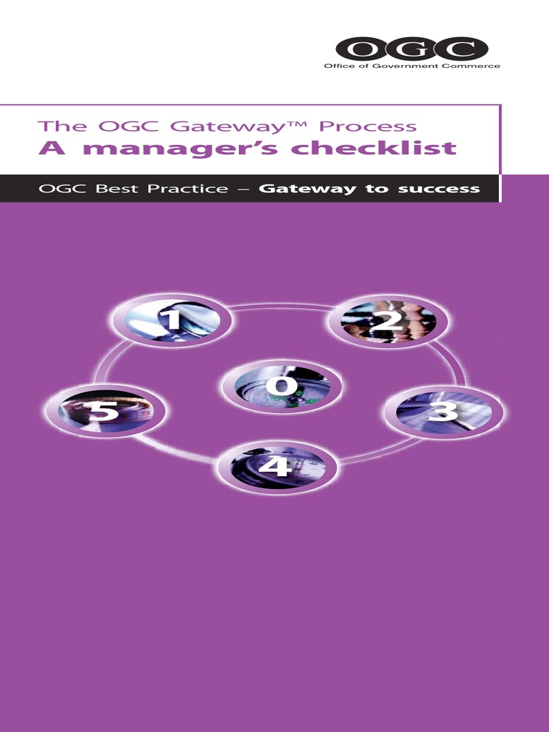 A Manager's Checklist: The OGC Gateway Process | PDF | Risk Management ...