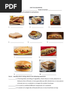 Soup Salad Sandwich Game | PDF