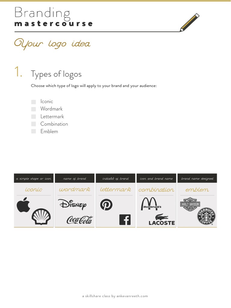 Branding Workbook Logo Concept | PDF