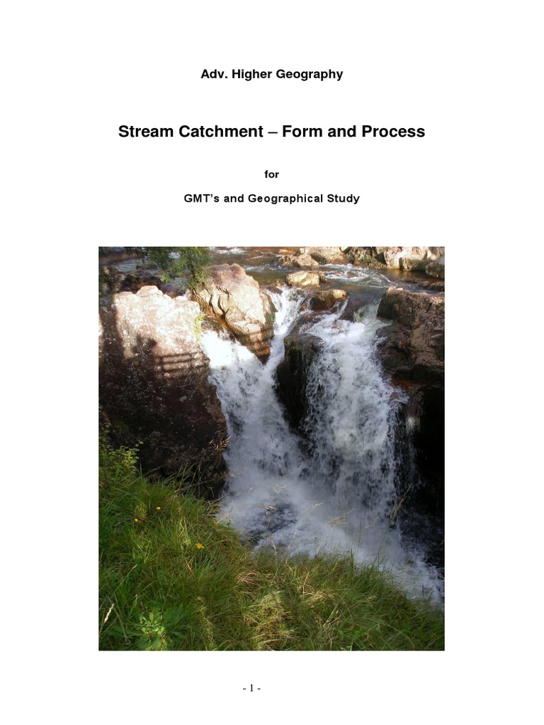 Stream Catchment: Form and Process Analysis | PDF | Drainage Basin ...