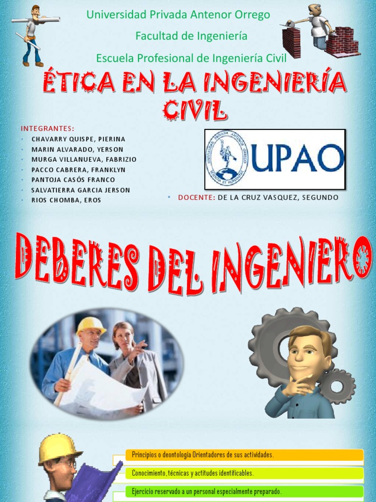 Etica en La Ingenieria Civil Exposicion Final) | PDF | Moralidad | Lealtad