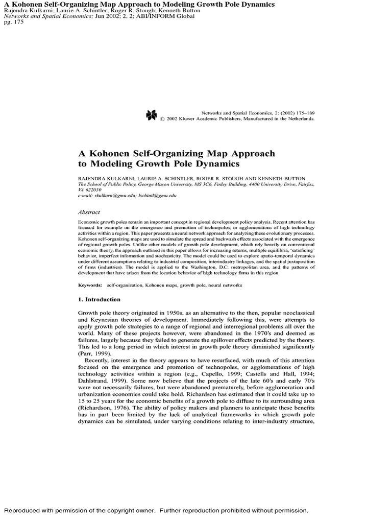 Growth Pole Modeling02 | PDF