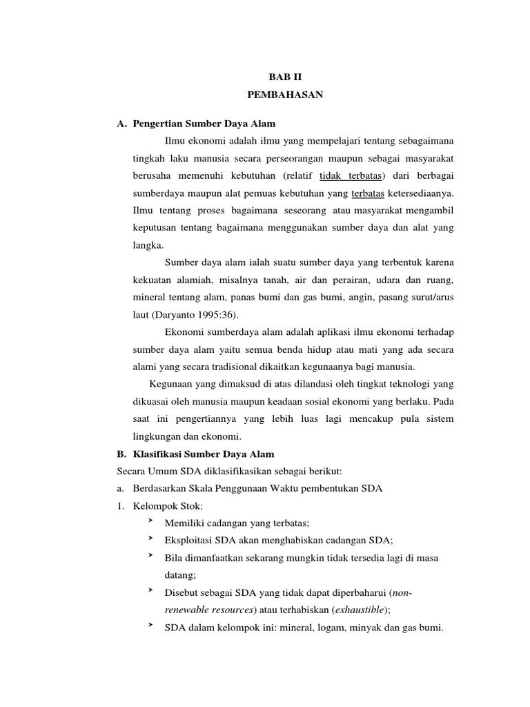 Bab Ii Eko Sda Pdf