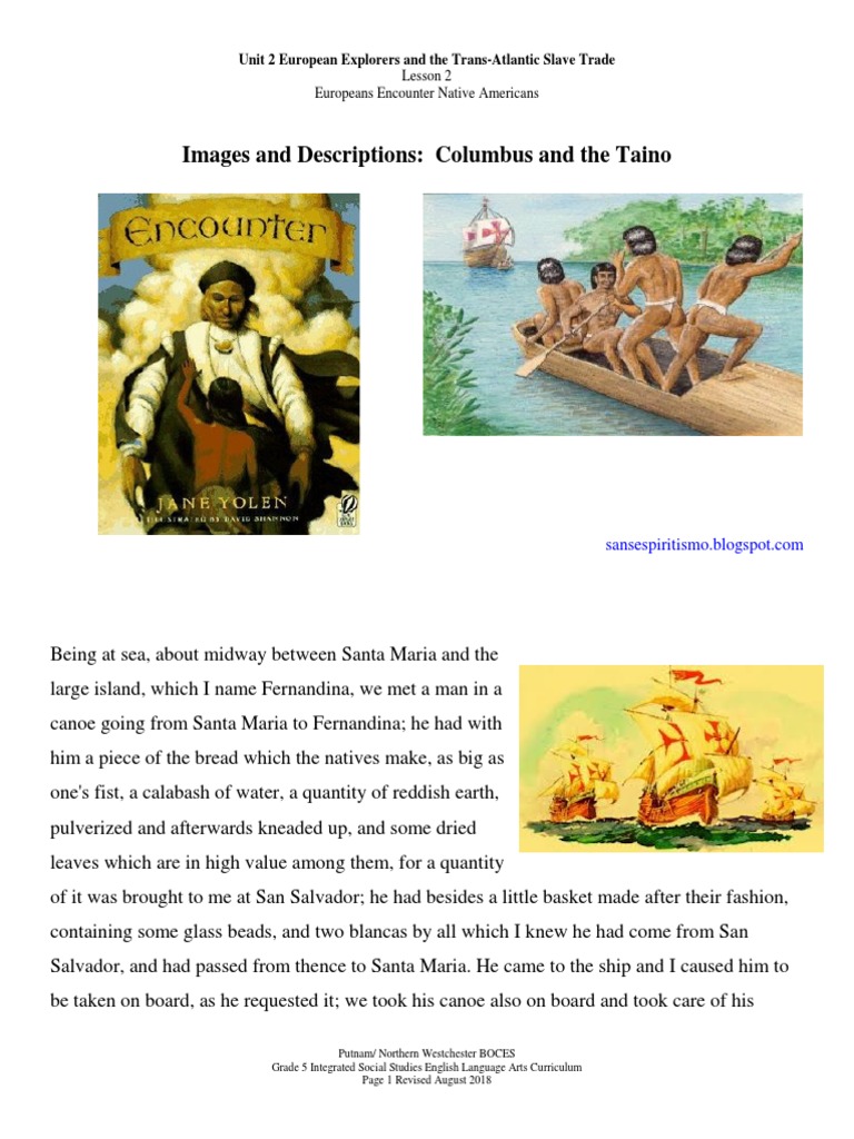 l2 Images-And-Descriptions | PDF | Christopher Columbus | Indigenous ...