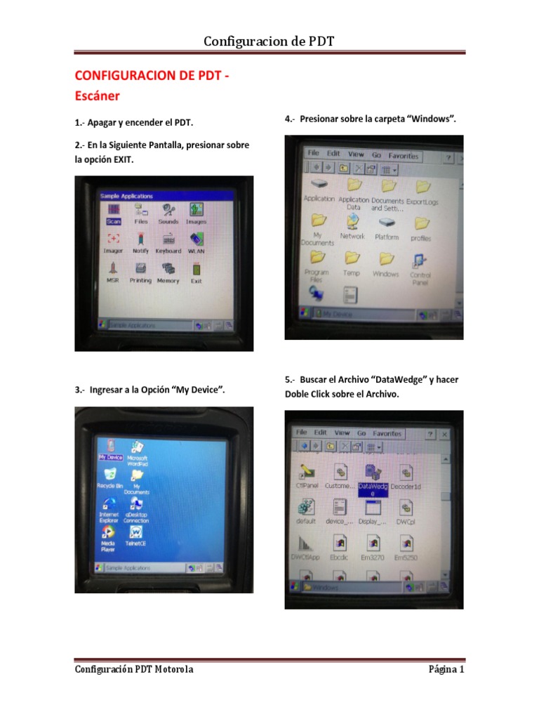 Configuracion de PDT | PDF | Software del sistema | Informática