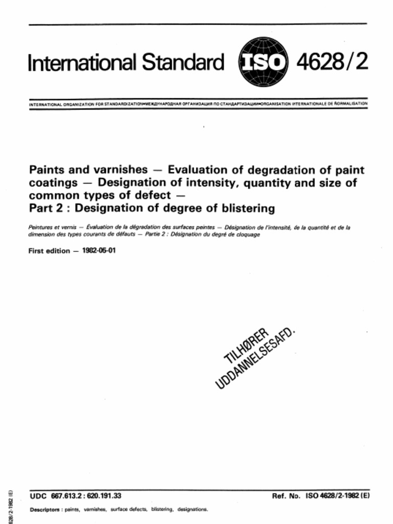 Iso 4628-2 | PDF