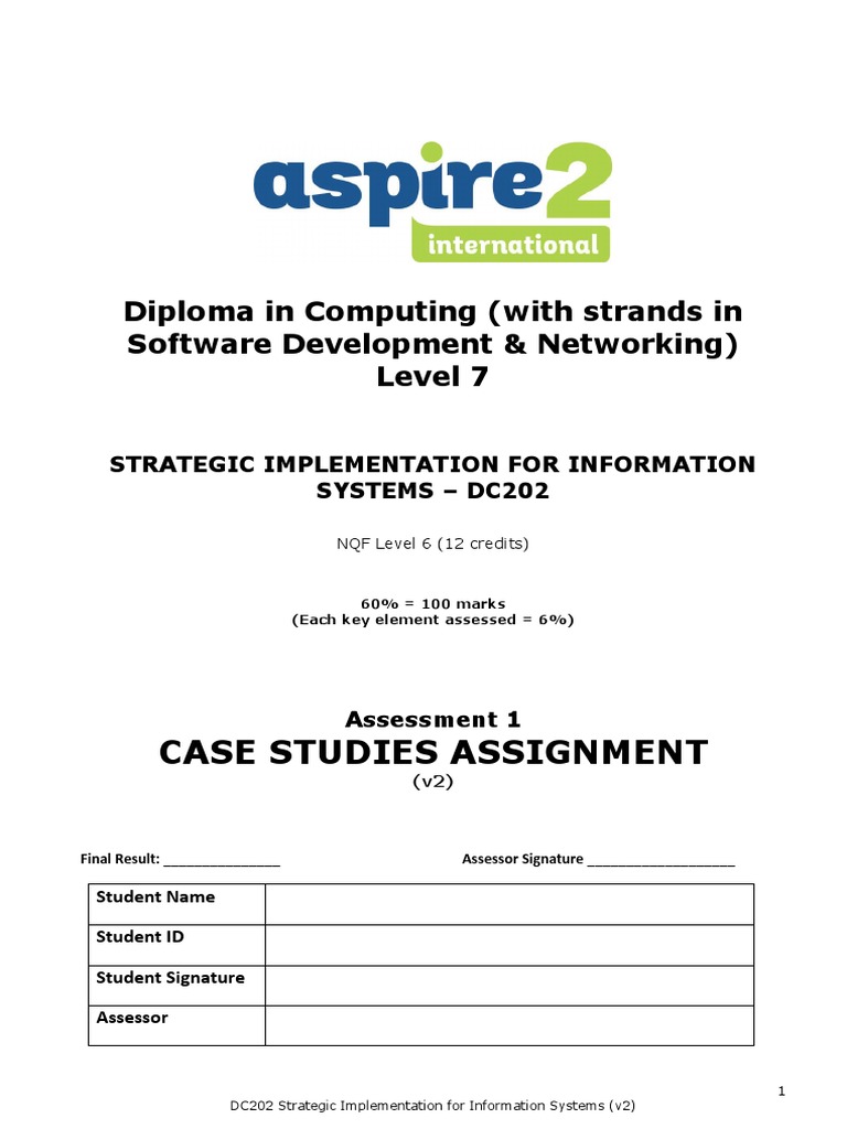DC202 Case Studies - Revised PDF | PDF | Smartphone | Strategic Management