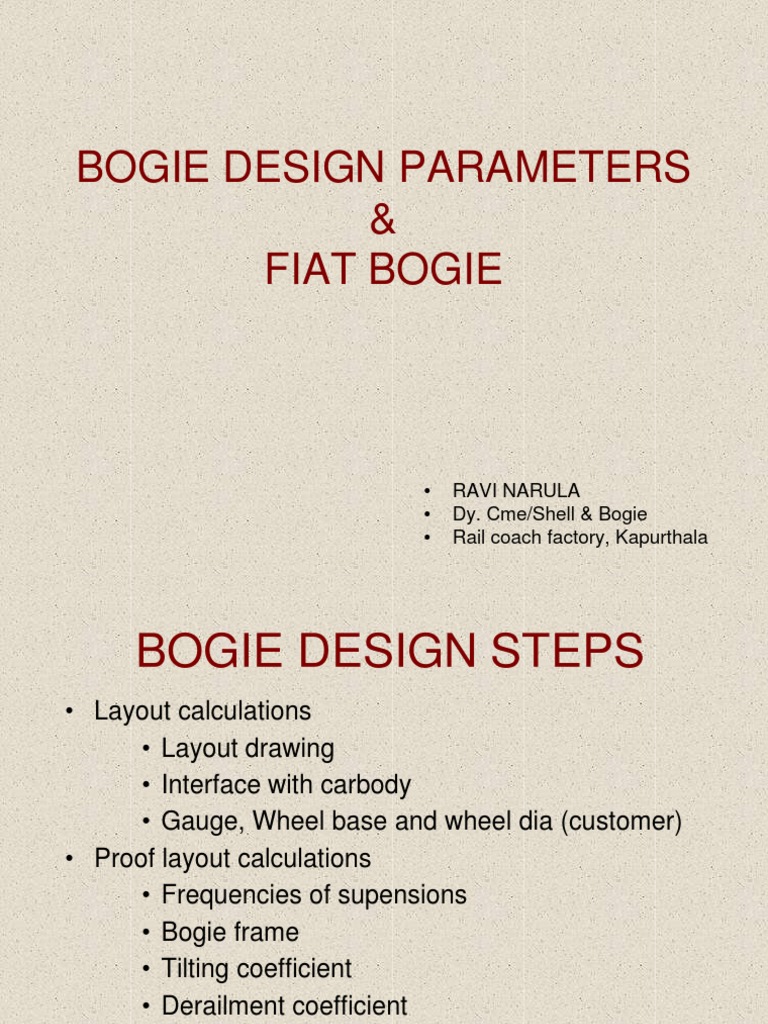 Design Features of LHB Fiat Bogie | PDF | Suspension (Vehicle) | Vehicles