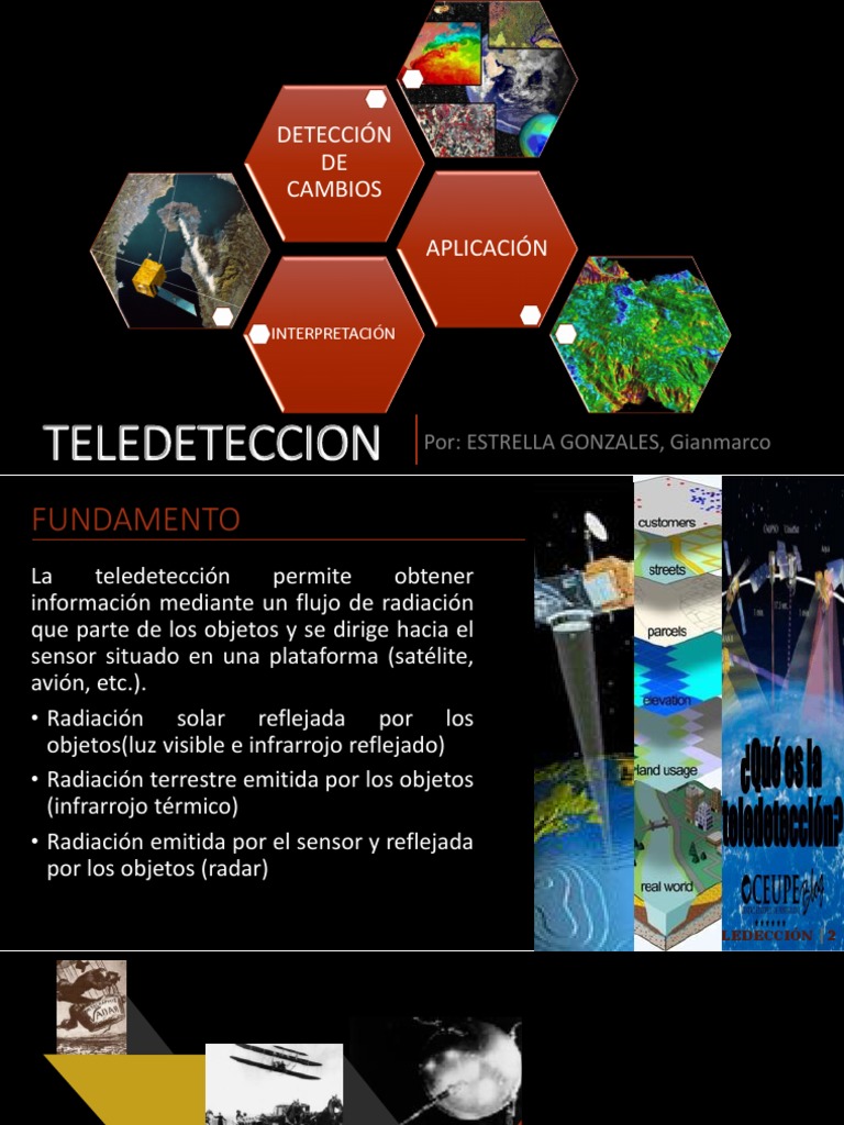 TELEDETECCION | Sensores remotos | Cambio climático