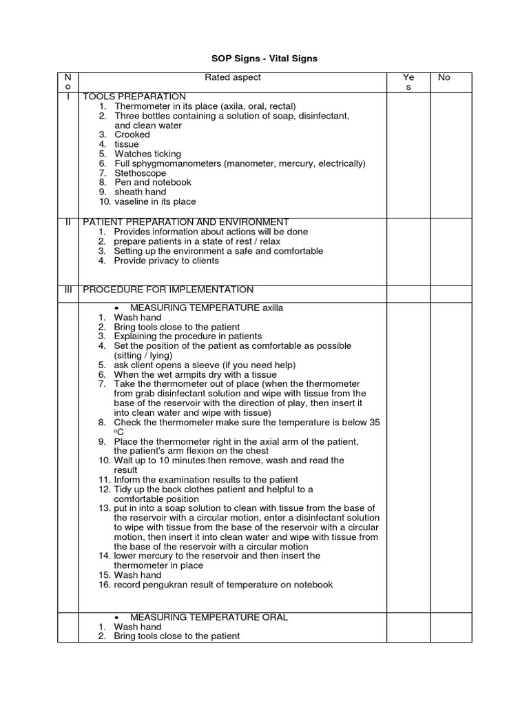 SOP TTV-converted - Id.en | PDF | Pulse | Blood Pressure