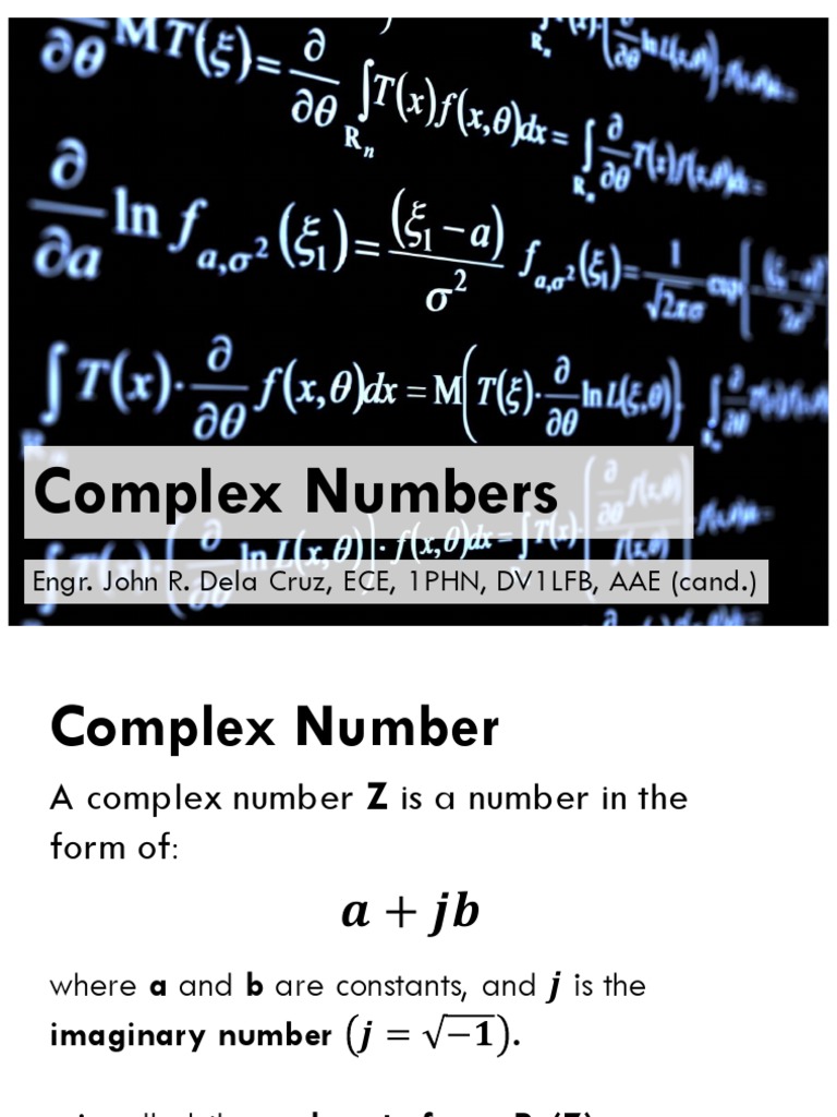 Complex Number | PDF | Complex Number | Trigonometric Functions