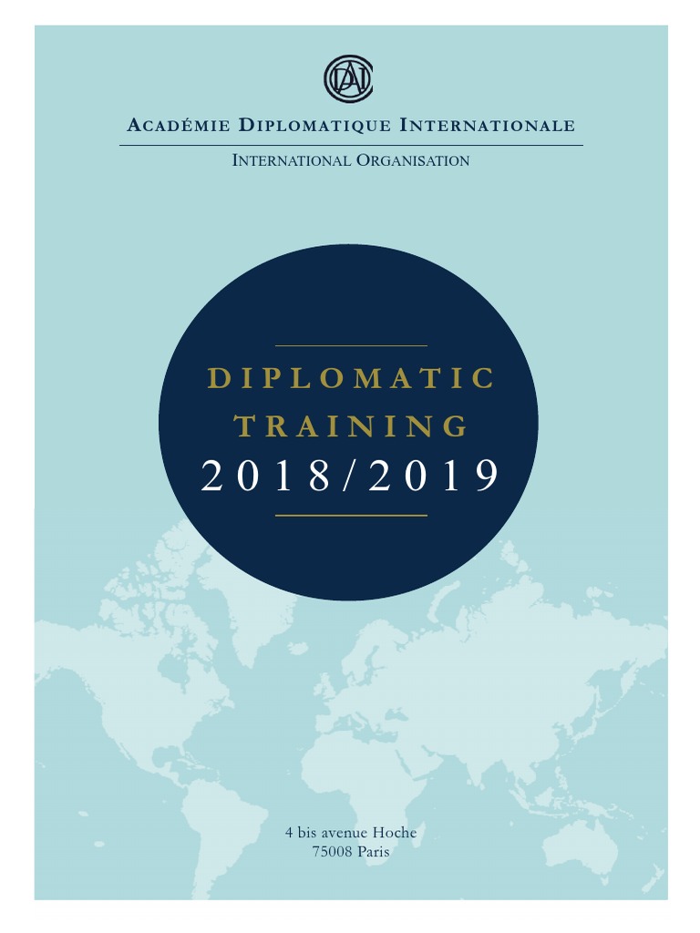 Diplomatic: Training | PDF | Negotiation | Diplomacy