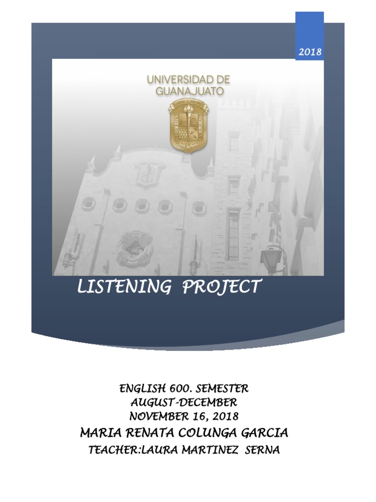 2018 Listening Project: A Comprehensive Compilation of Activities and ...