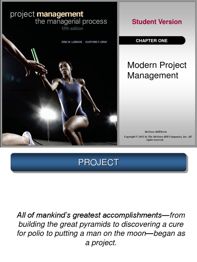Project Management Chapter One | PDF | Project Management | Business