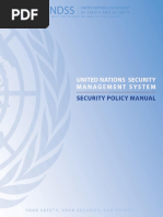 Field Security Handbook UN | PDF | Committee | United Nations