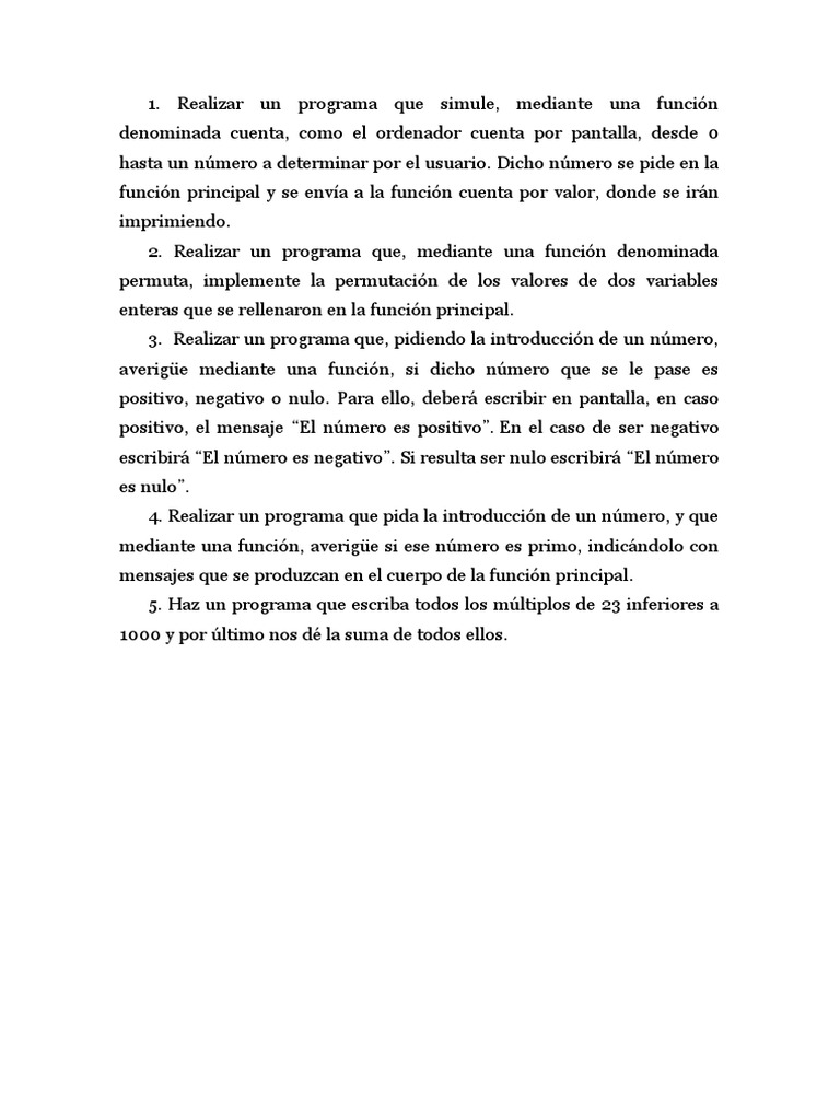 Ejercicios Javascript 2 | PDF