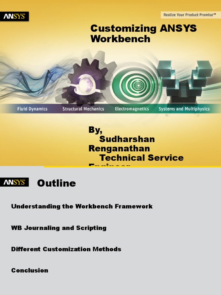 Customizing ANSYS Workbench - Sudharshan Renganathan | PDF | Scripting Language | Plug In ...