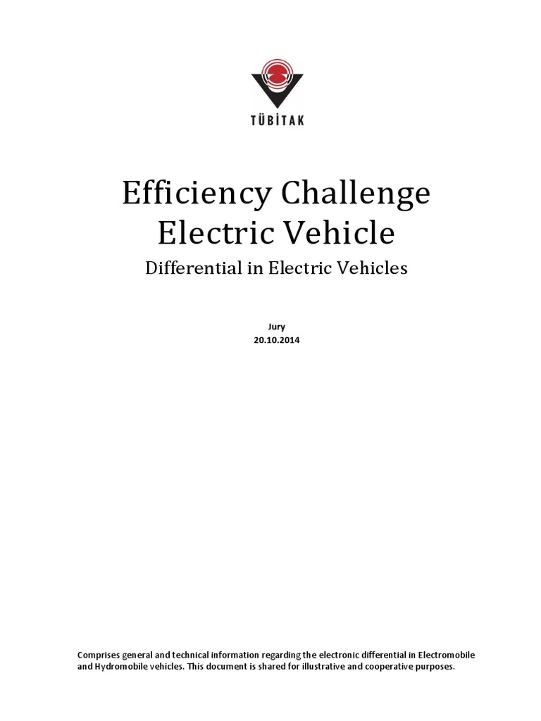 Electric Vehicle Differential Systems | PDF | Transmission (Mechanics ...