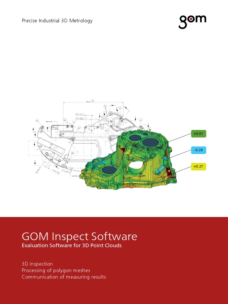 GOM Inspect Software Brochure 2017 en | PDF | 3 D Computer Graphics ...