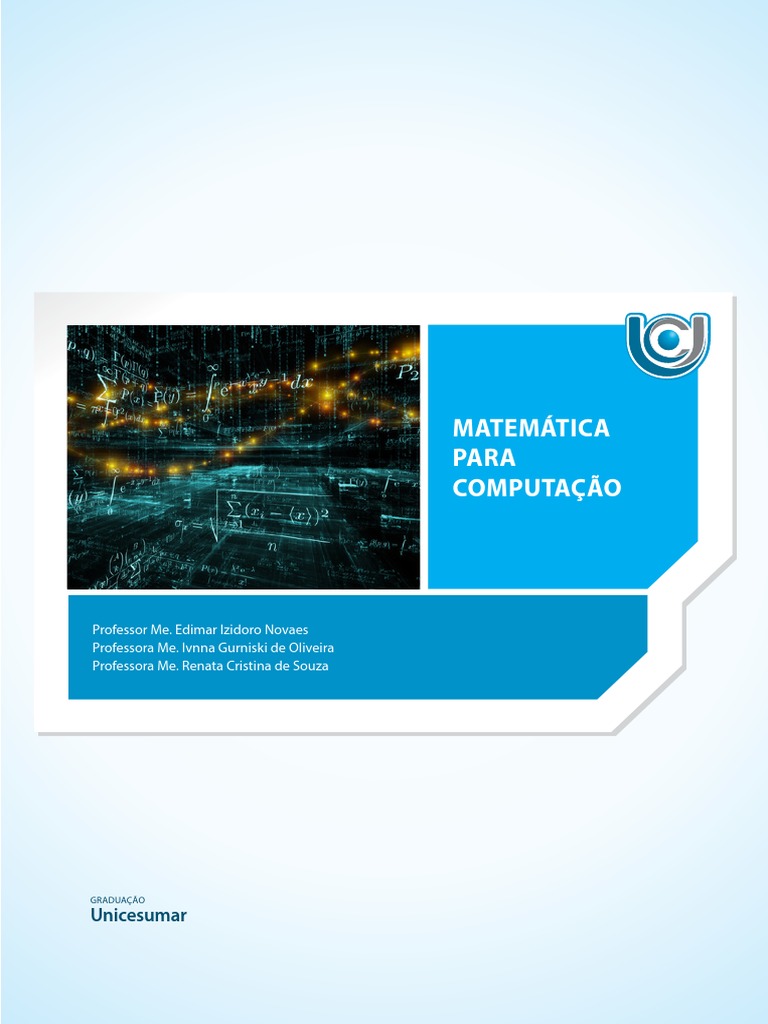 Matemática para Computação PDF | PDF | Estatísticas | Educação à distância
