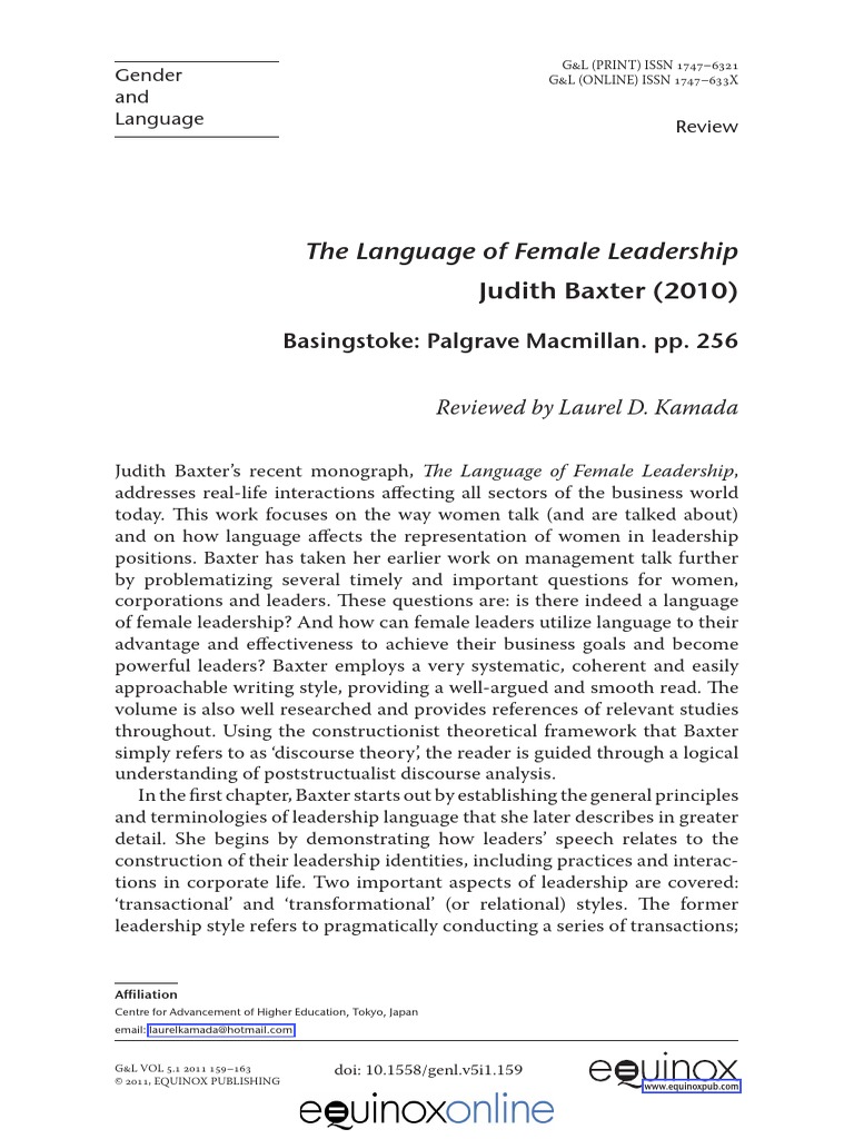 Review of Baxter Book | PDF | Identity (Social Science) | Leadership