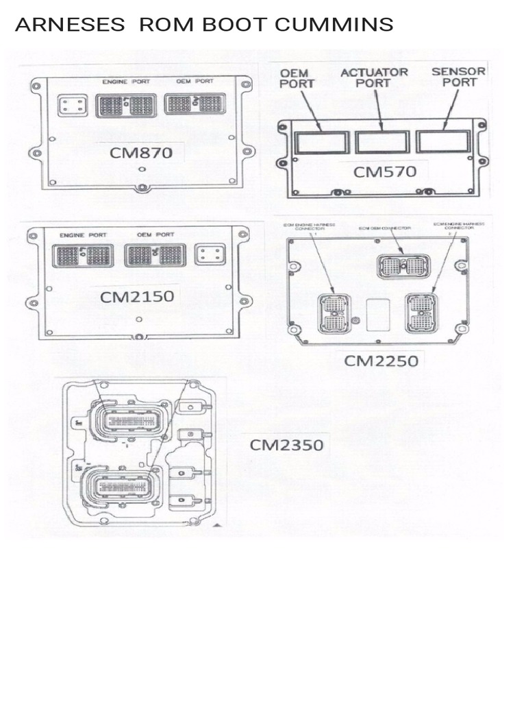 Arneses Rom Boot Cummins | PDF