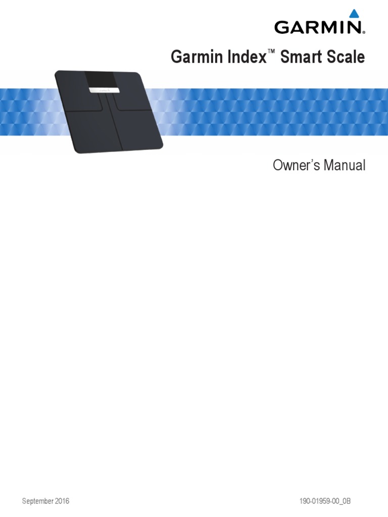 Garmin Scale | PDF | Body Mass Index | Wi Fi