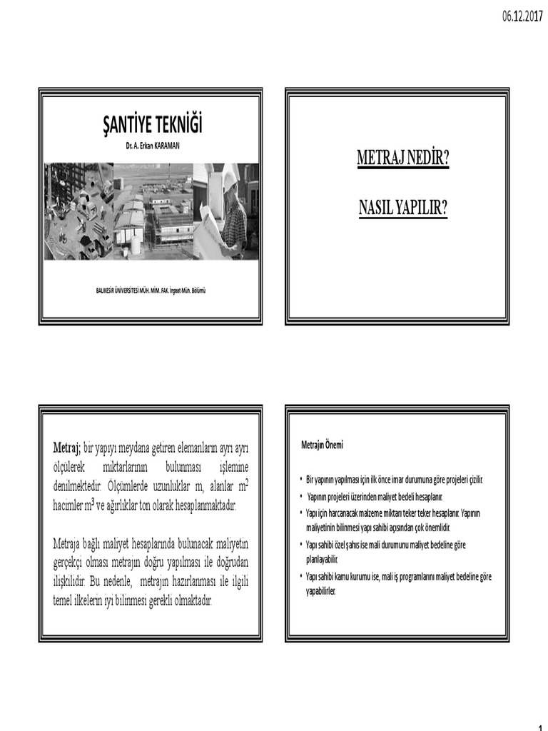 Metraj Yeni PDF | PDF