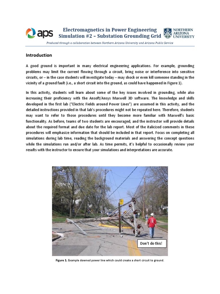 Substation Ground Grid Simulation Procedures PDF | PDF | Electric Power ...